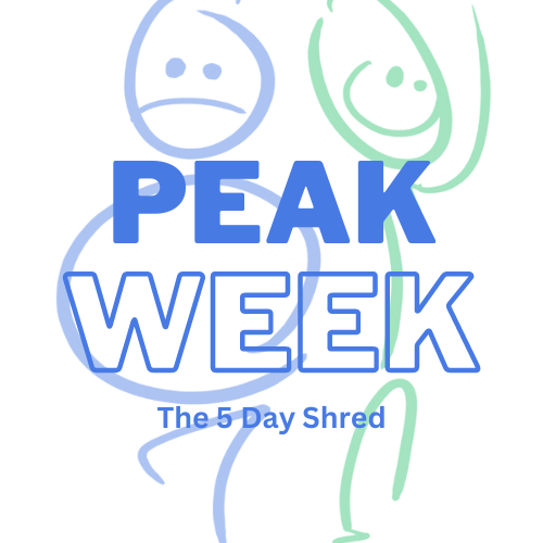 The Peak Week Shred Sept 10 - 16 – Joanne Lee Cornish